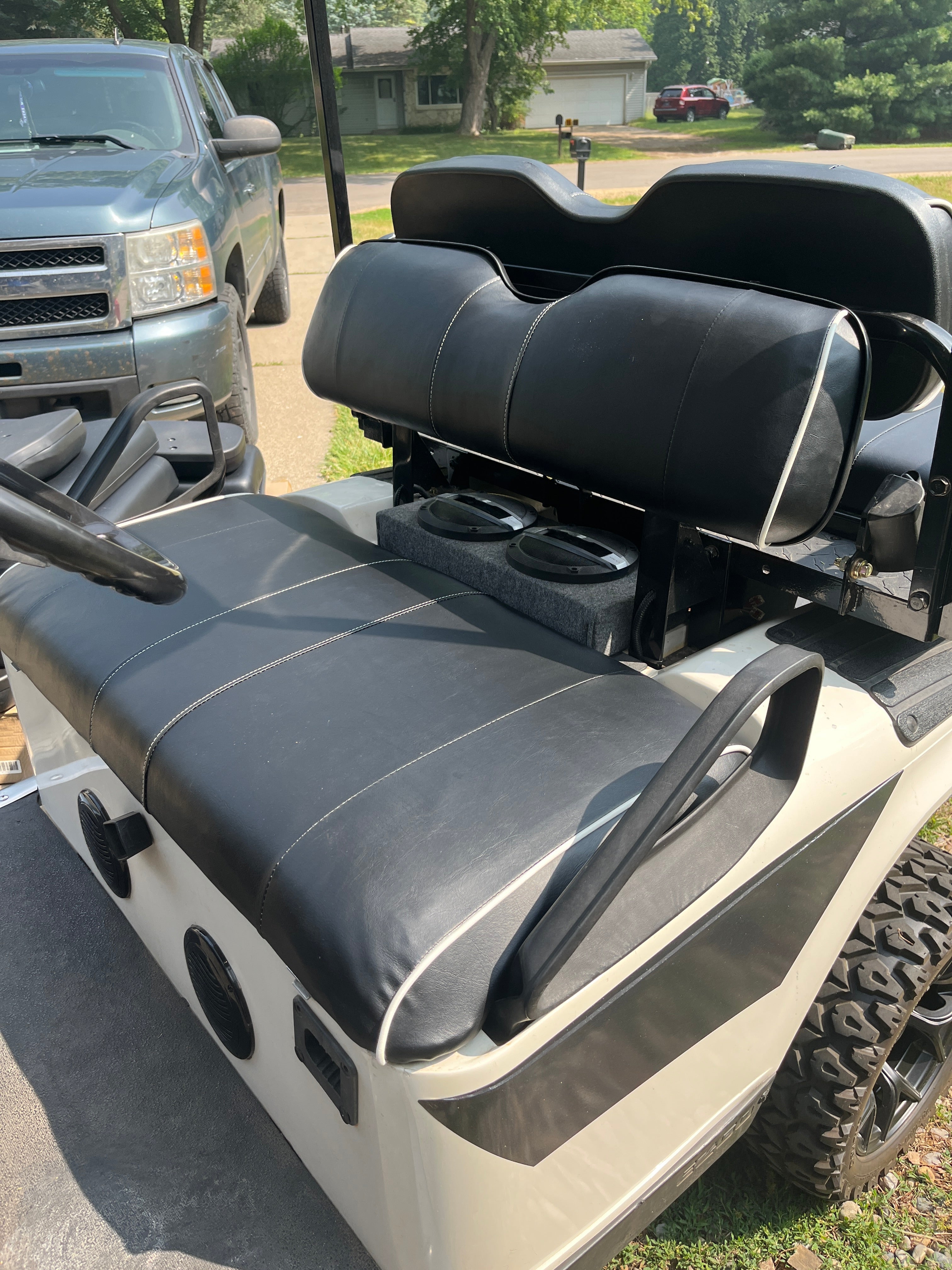 EzGo RXV Txt Full Staple Seat Cover Set - Premium Quality – HuskRat Seating